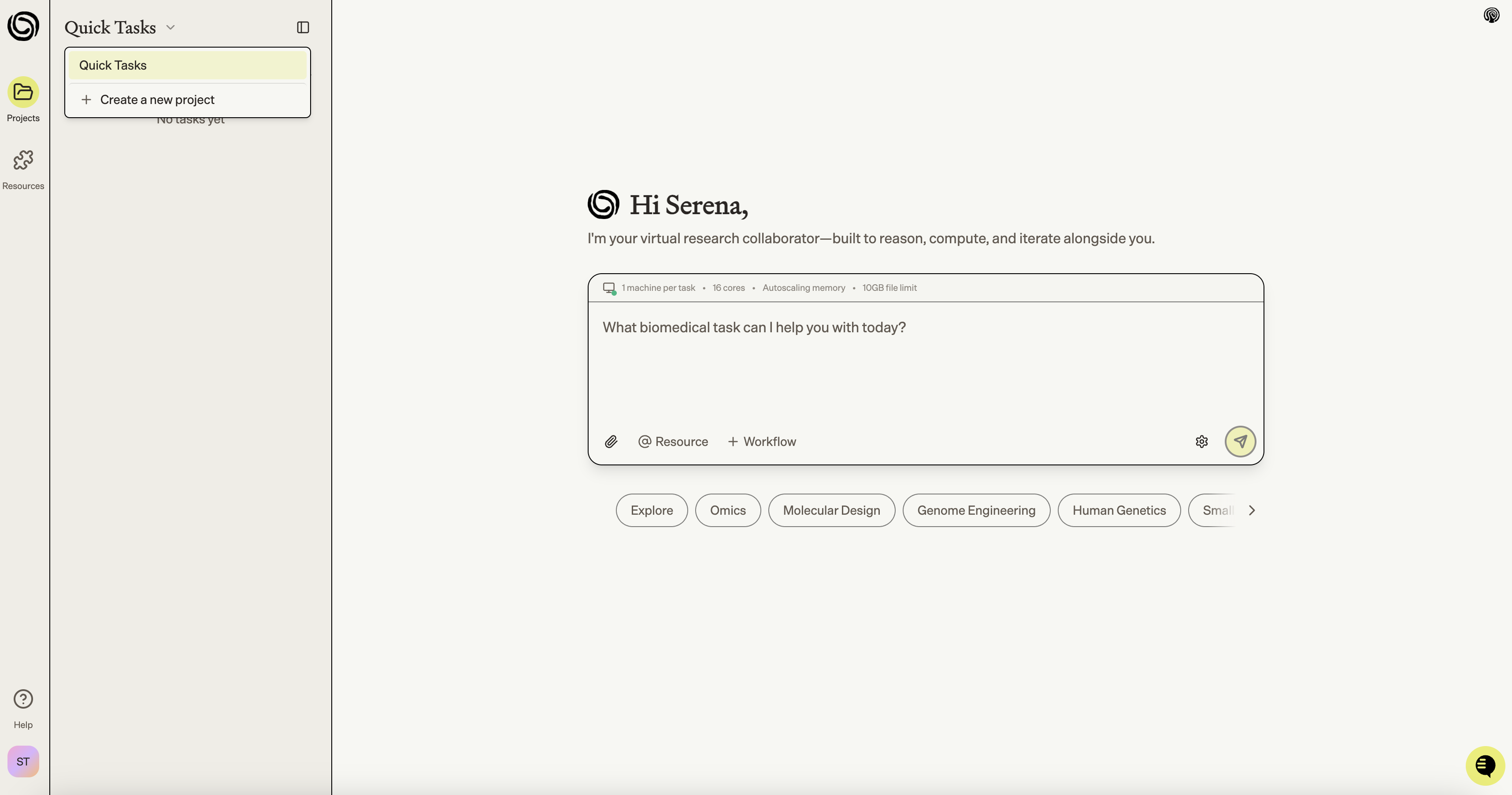 Quickstart - Biomni Lab